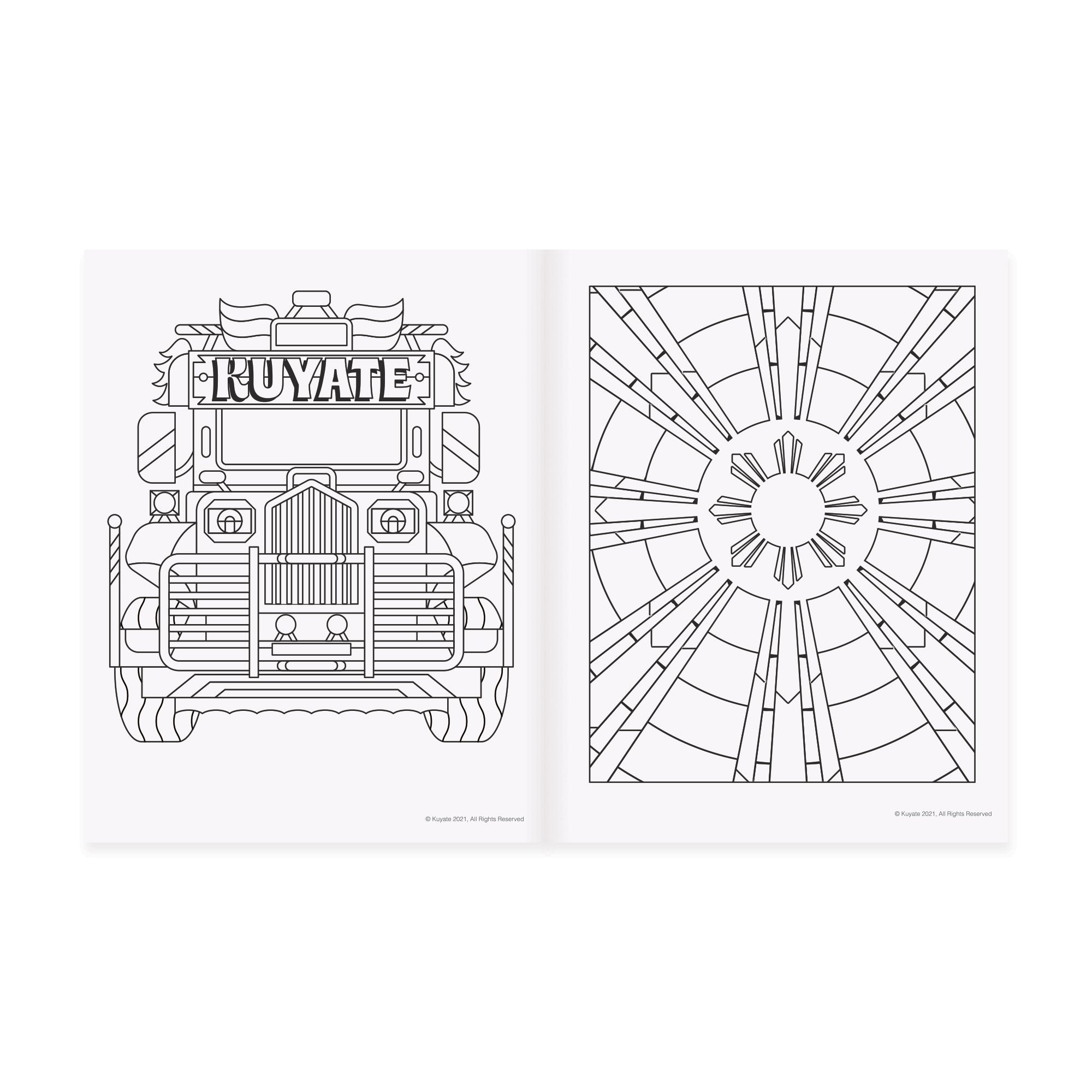 jeepney coloring book